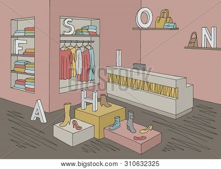 Shop Store Interior Vector & Photo (Free Trial) | Bigstock