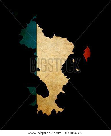Map Outline Mayotte Image & Photo (Free Trial) | Bigstock