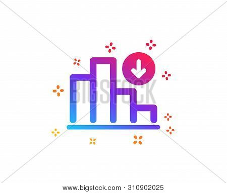 Decreasing Graph Icon Vector & Photo (Free Trial) | Bigstock