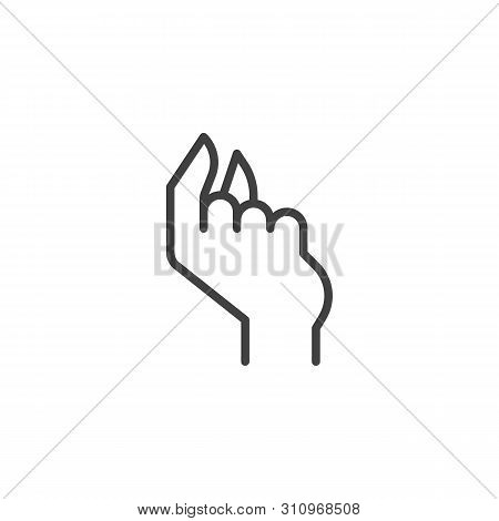 Little Bit Hand Vector & Photo (Free Trial) | Bigstock