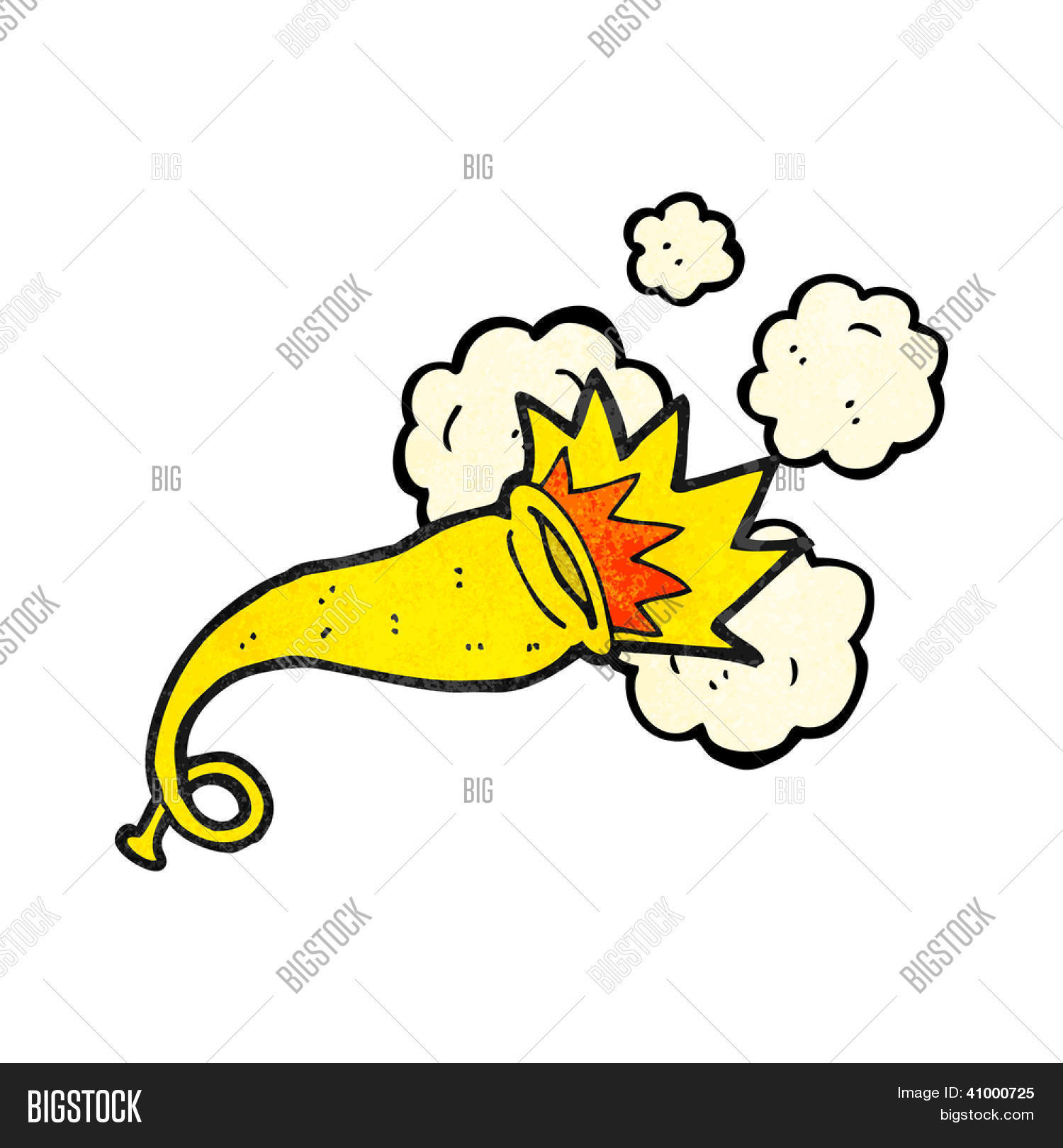 Cartoon Musical Horn Vector & Photo (Free Trial) | Bigstock