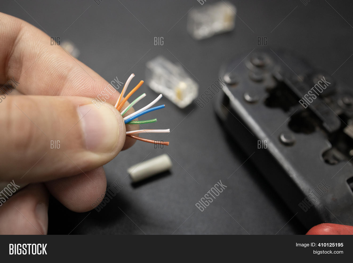 Making Crimp Ethernet Image & Photo (Free Trial) | Bigstock