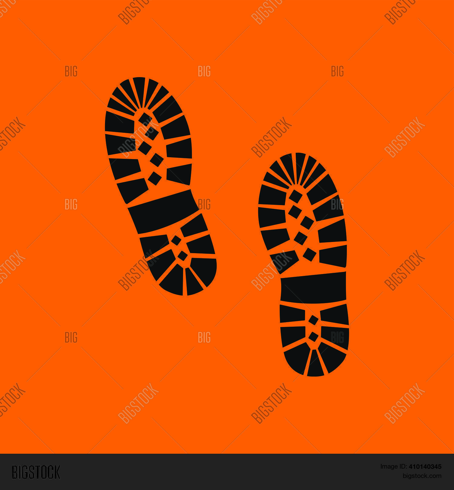 Boot Print Icon. Vector & Photo (Free Trial) | Bigstock