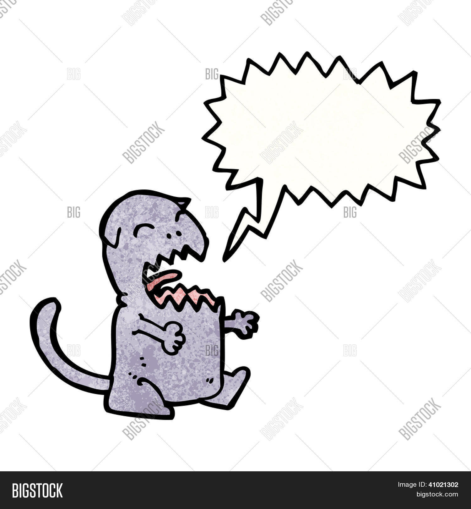 Cartoon Shouting Cat Vector & Photo (Free Trial) | Bigstock