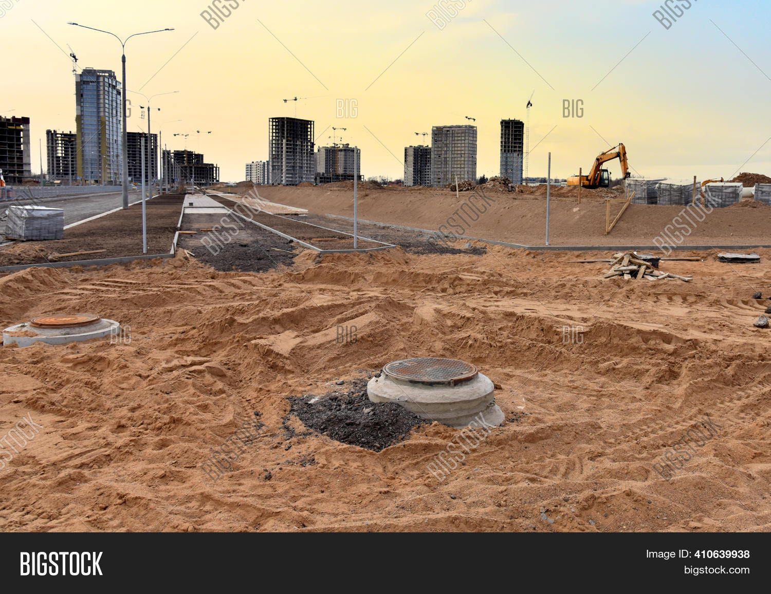 Screeding Sand Laying Image & Photo (Free Trial) | Bigstock
