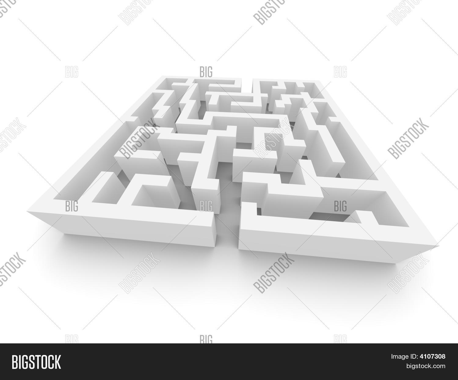 Labyrinth Illustration Image & Photo (Free Trial) | Bigstock