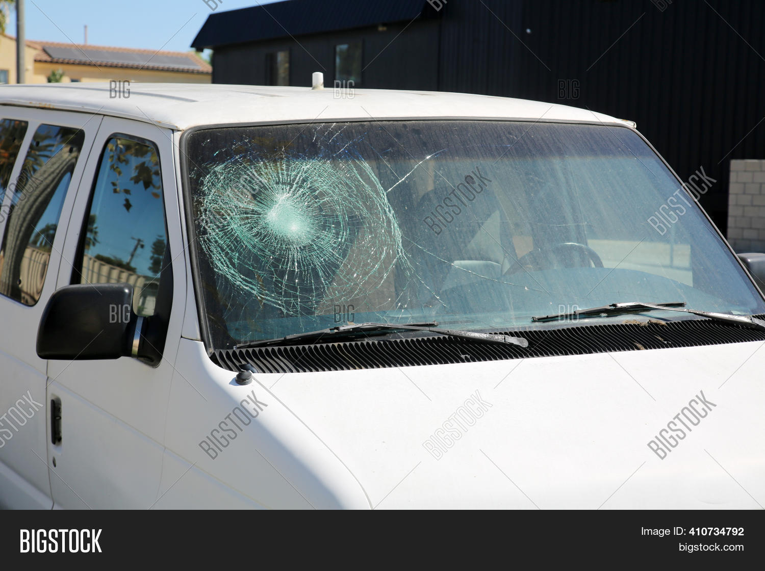 Broken Windshield. Image & Photo (Free Trial) | Bigstock