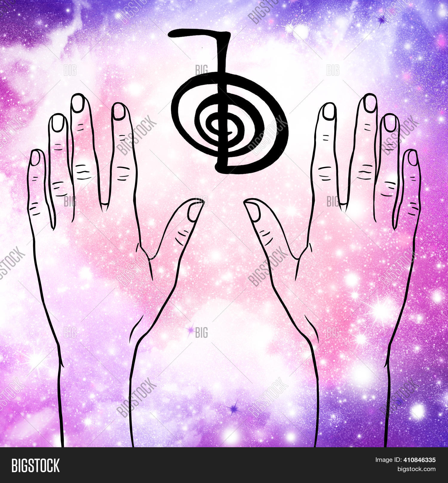 Reiki Symbol. Sacred Image & Photo (Free Trial) | Bigstock