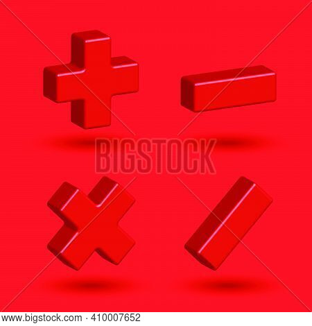 Math Symbols 3d Vector & Photo (Free Trial) | Bigstock