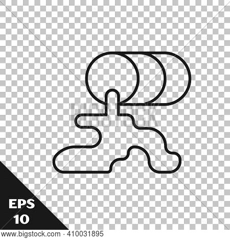 Black Line Barrel Oil Vector & Photo (Free Trial) | Bigstock