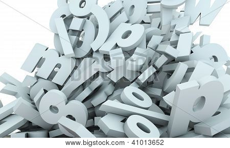 Letters Falling Image & Photo (Free Trial) | Bigstock