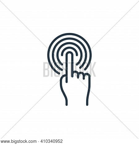 Touch Icon Isolated Vector & Photo (Free Trial) | Bigstock