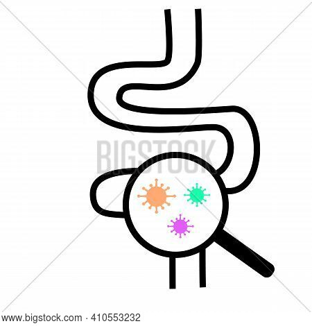 Gut Bacteria Icon On Vector & Photo (Free Trial) | Bigstock