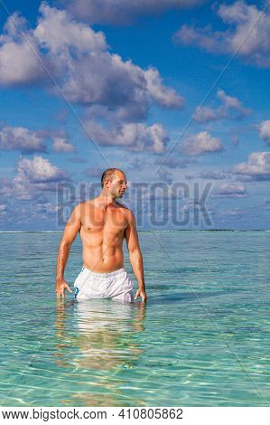 Sexy Man On Resort Image & Photo (Free Trial) | Bigstock