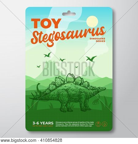 Toy Dinosaur Label Vector & Photo (Free Trial) | Bigstock