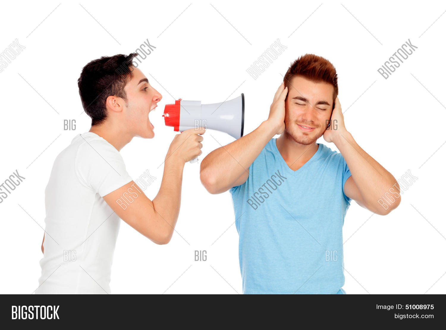 Young Men Screams His Image & Photo (Free Trial) | Bigstock