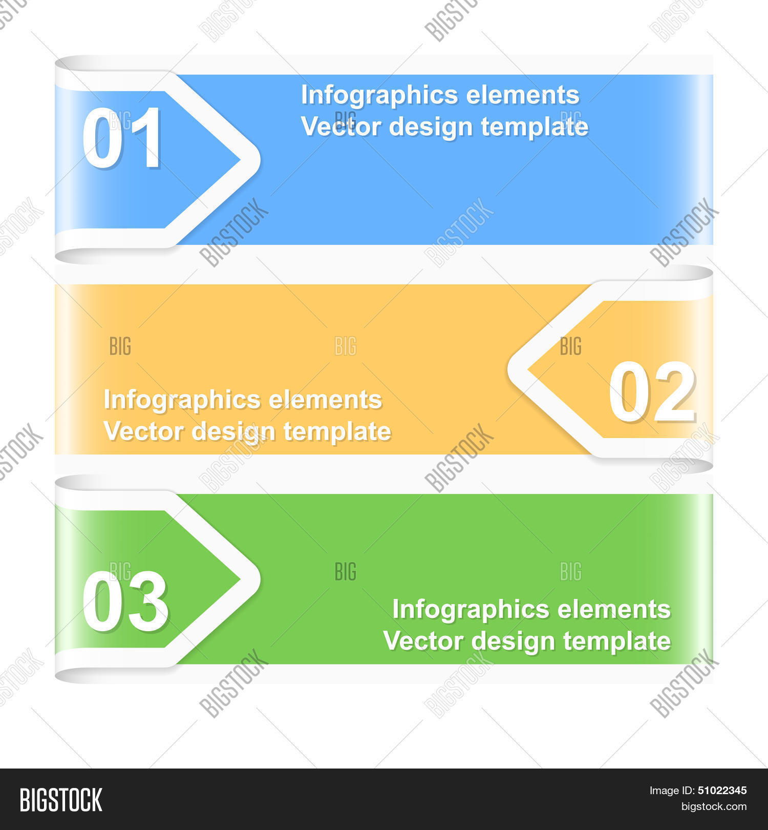 Numbered Arrow Vector & Photo (Free Trial) | Bigstock