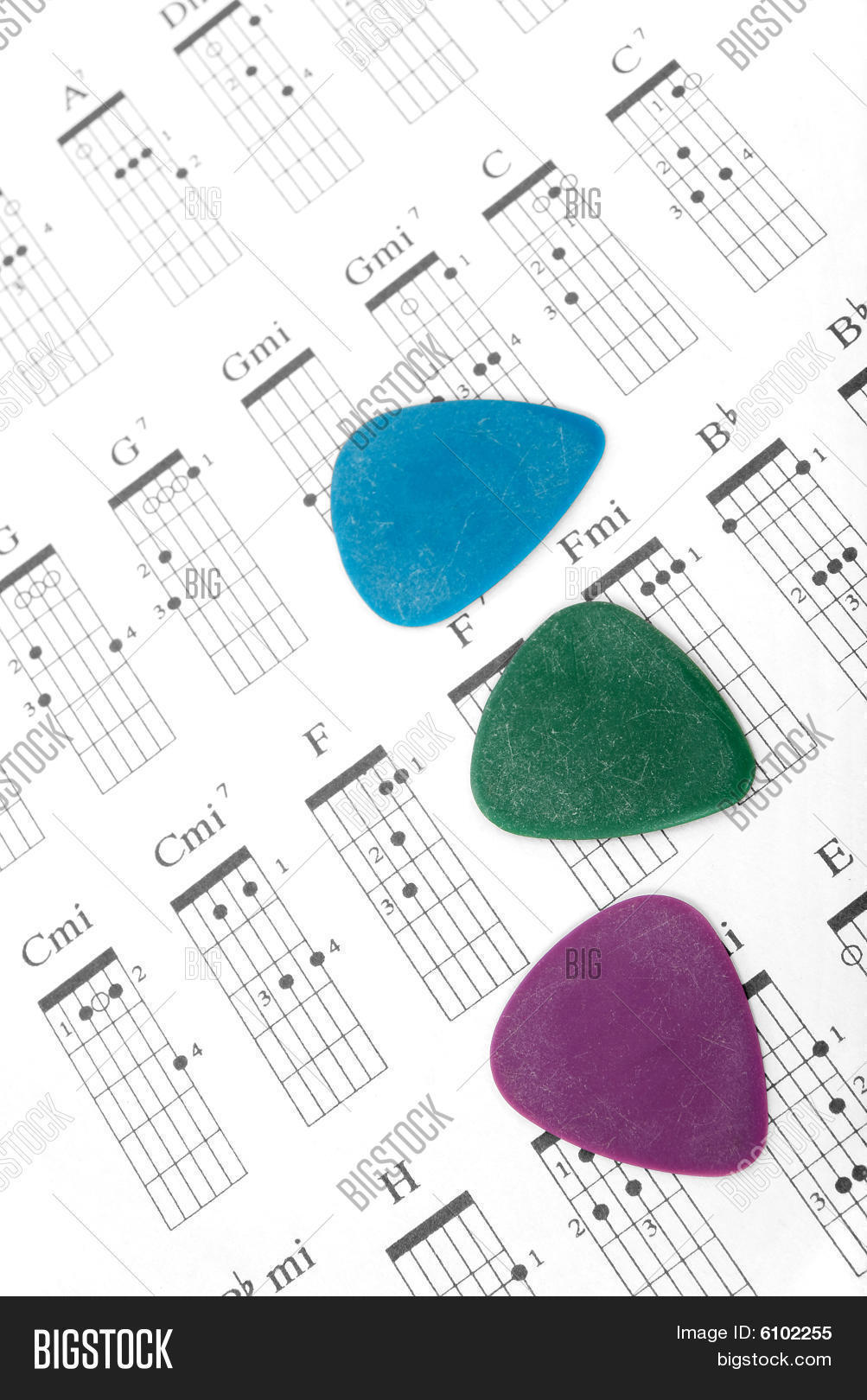 Colorful Guitar Picks Image & Photo (Free Trial) | Bigstock