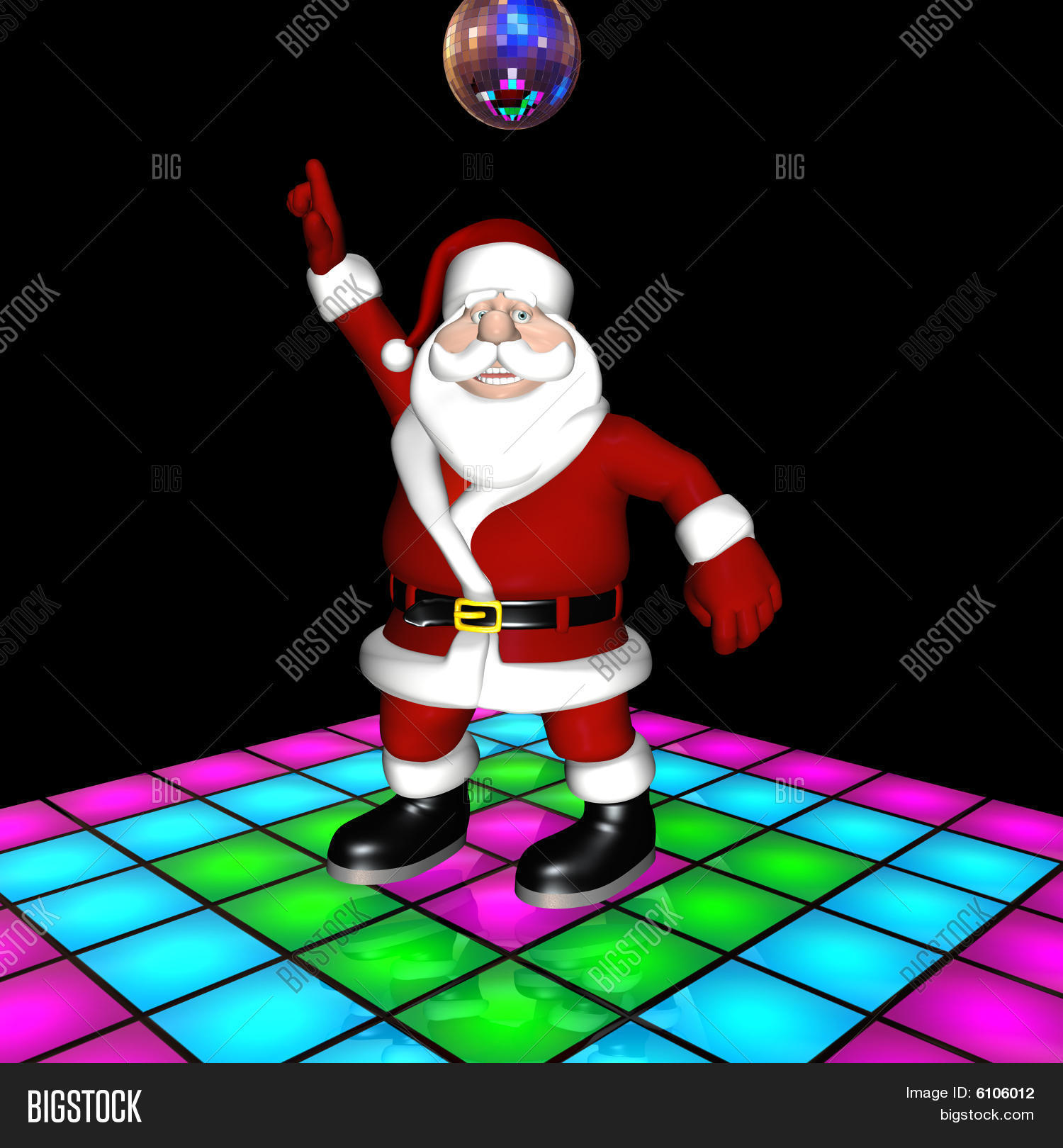 Santa Disco Dancing Image & Photo (Free Trial) | Bigstock
