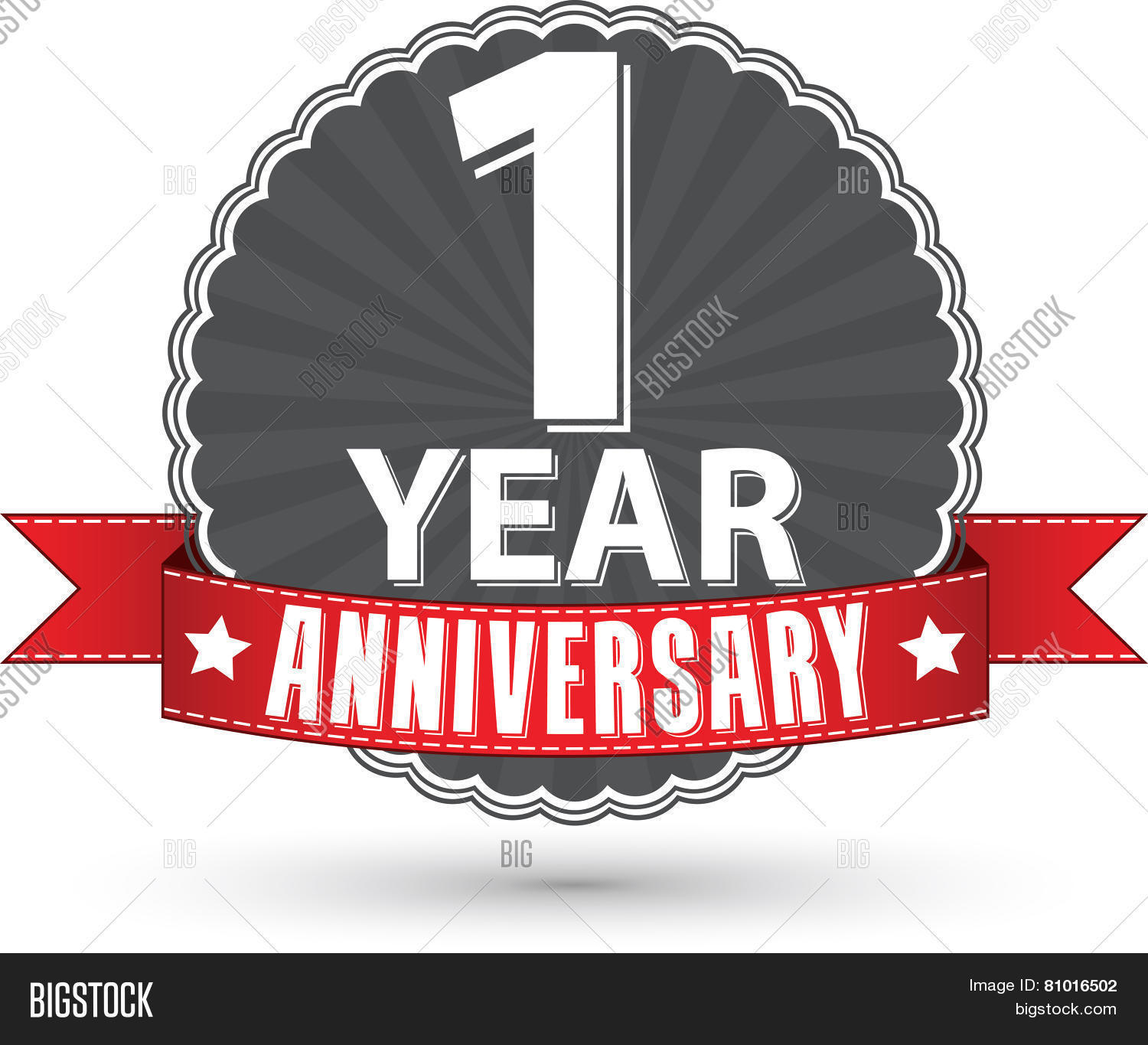 Celebrating 1 Year Vector & Photo (Free Trial) | Bigstock