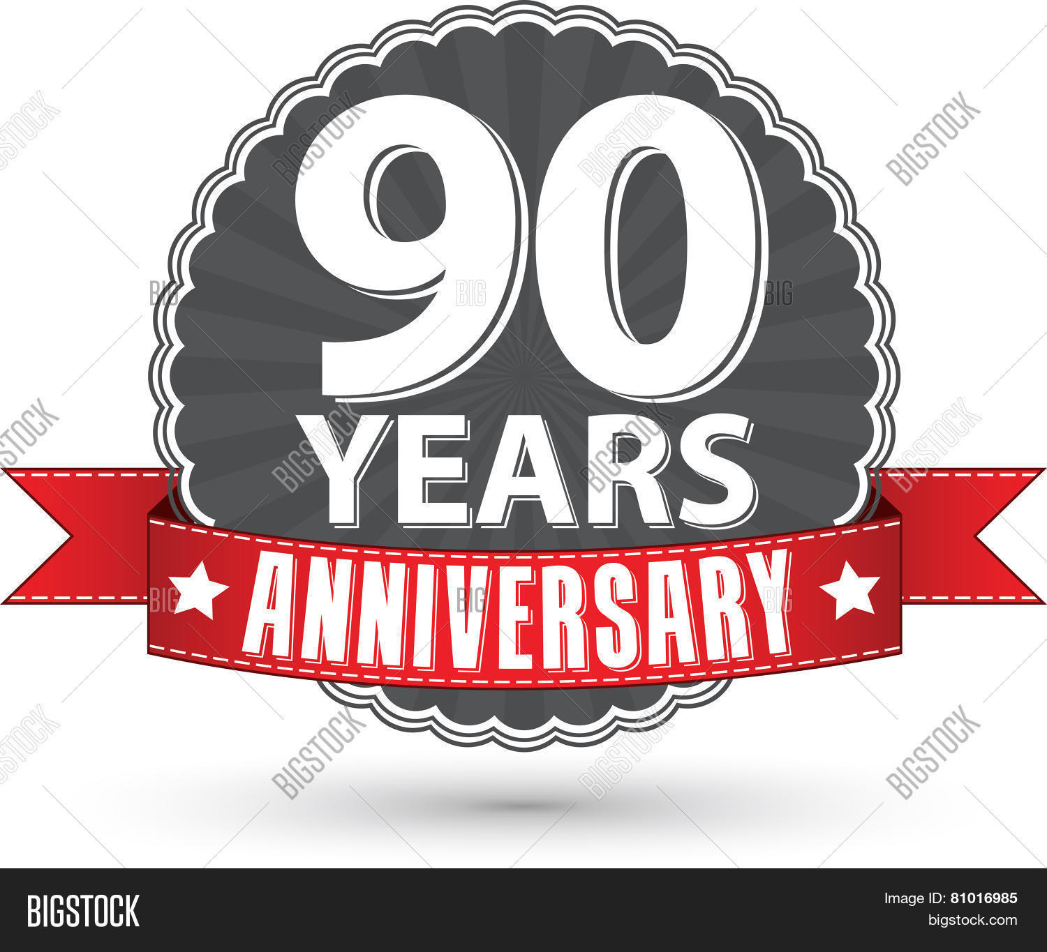 Celebrating 90 Years Vector & Photo (Free Trial) | Bigstock