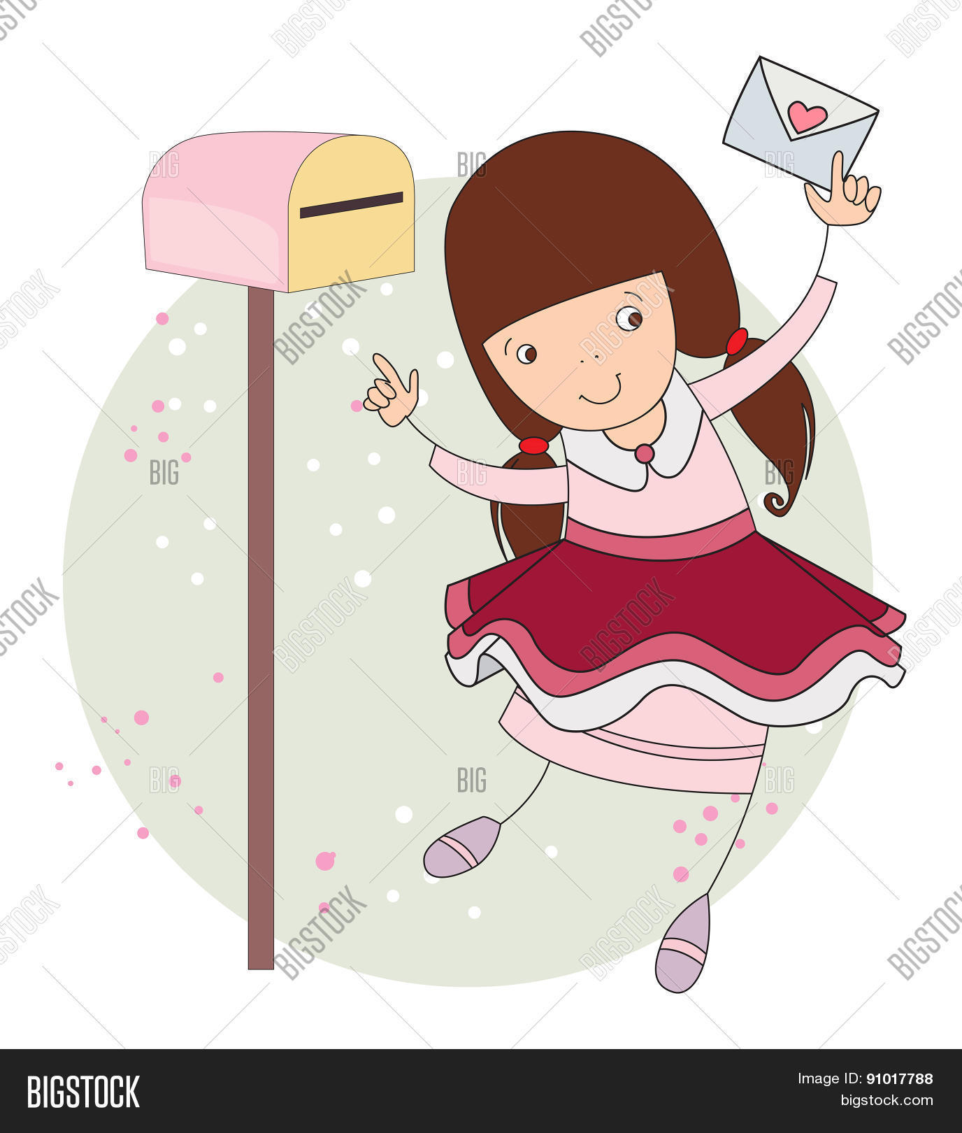 Girl Letter Vector & Photo (Free Trial) | Bigstock