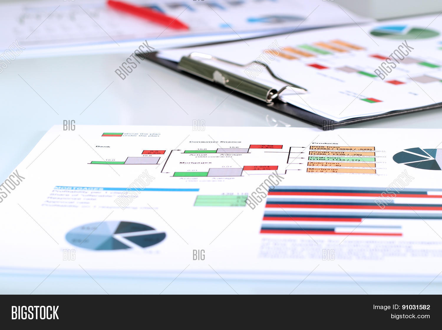 Colorful Graphs, Image & Photo (Free Trial) | Bigstock