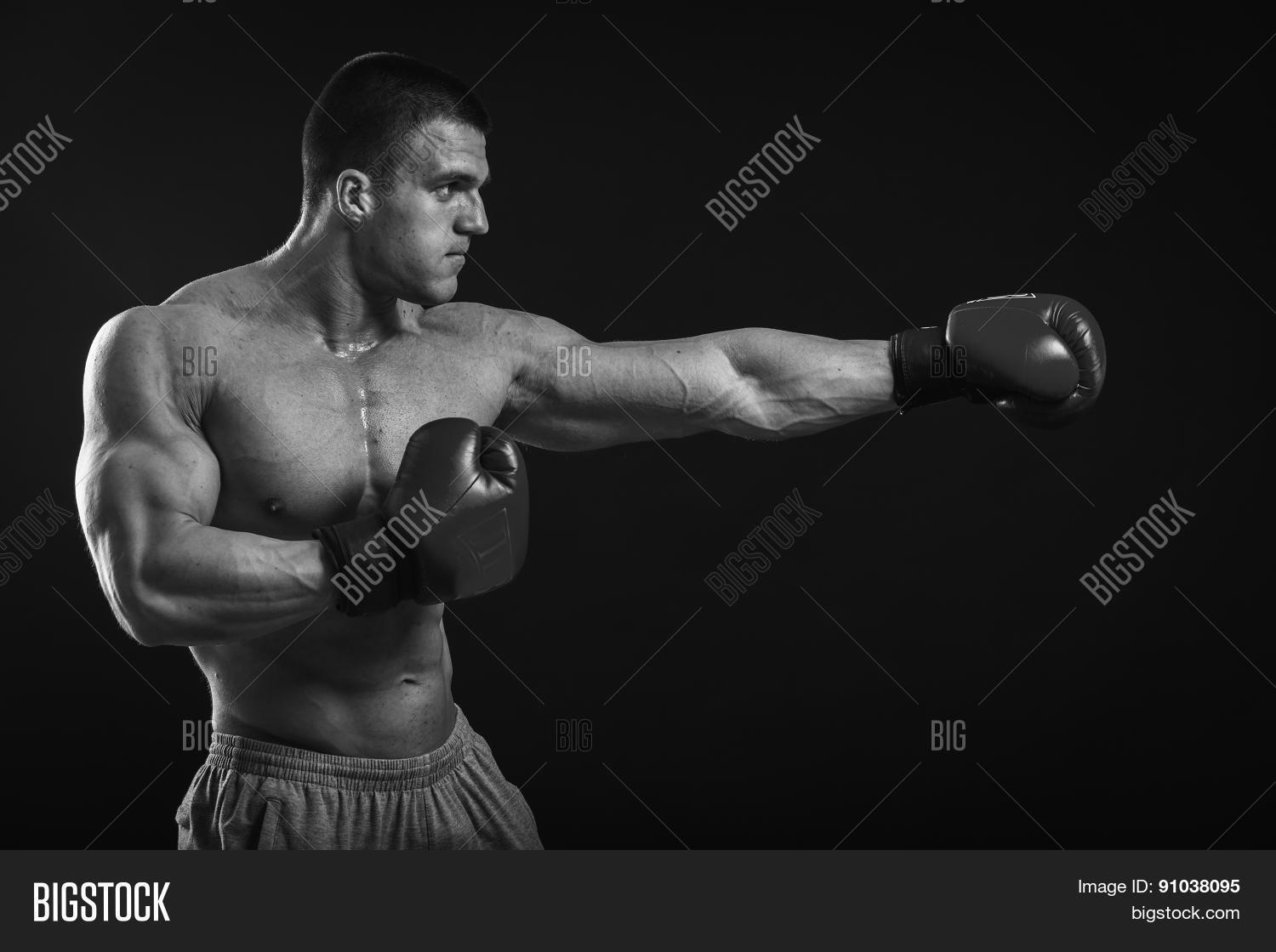 Man Boxing Gloves. Image & Photo (Free Trial) | Bigstock