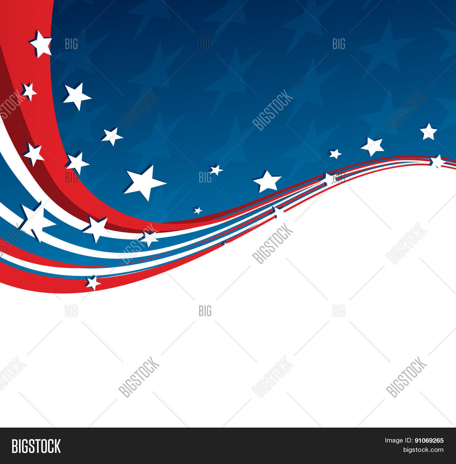 American Flag, Vector Vector & Photo (Free Trial) | Bigstock