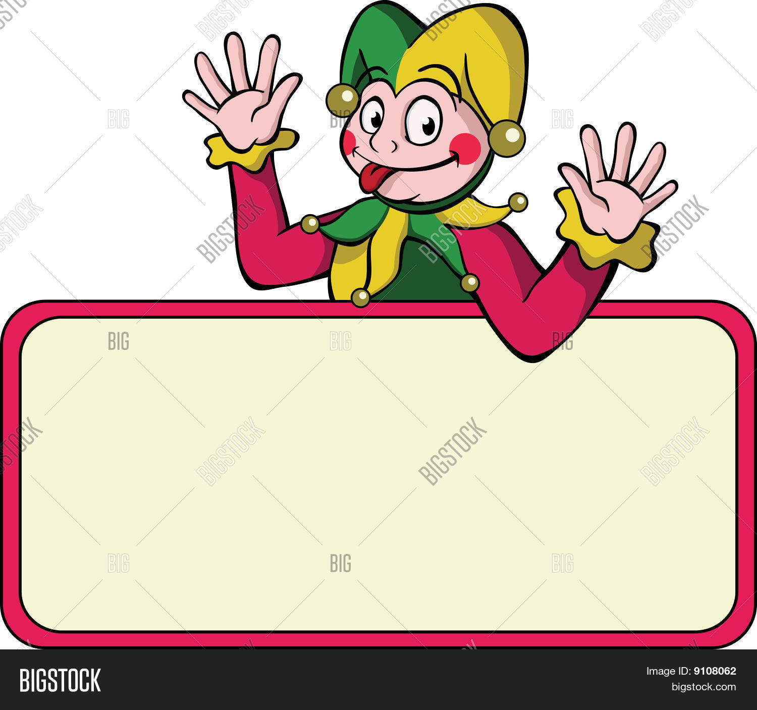 Cartoon Harlequin Vector & Photo (Free Trial) | Bigstock