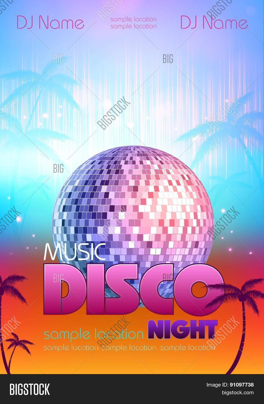 Disco Background. Vector & Photo (Free Trial) | Bigstock