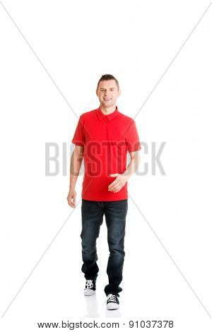 Front View Man Walking Image & Photo (Free Trial) | Bigstock