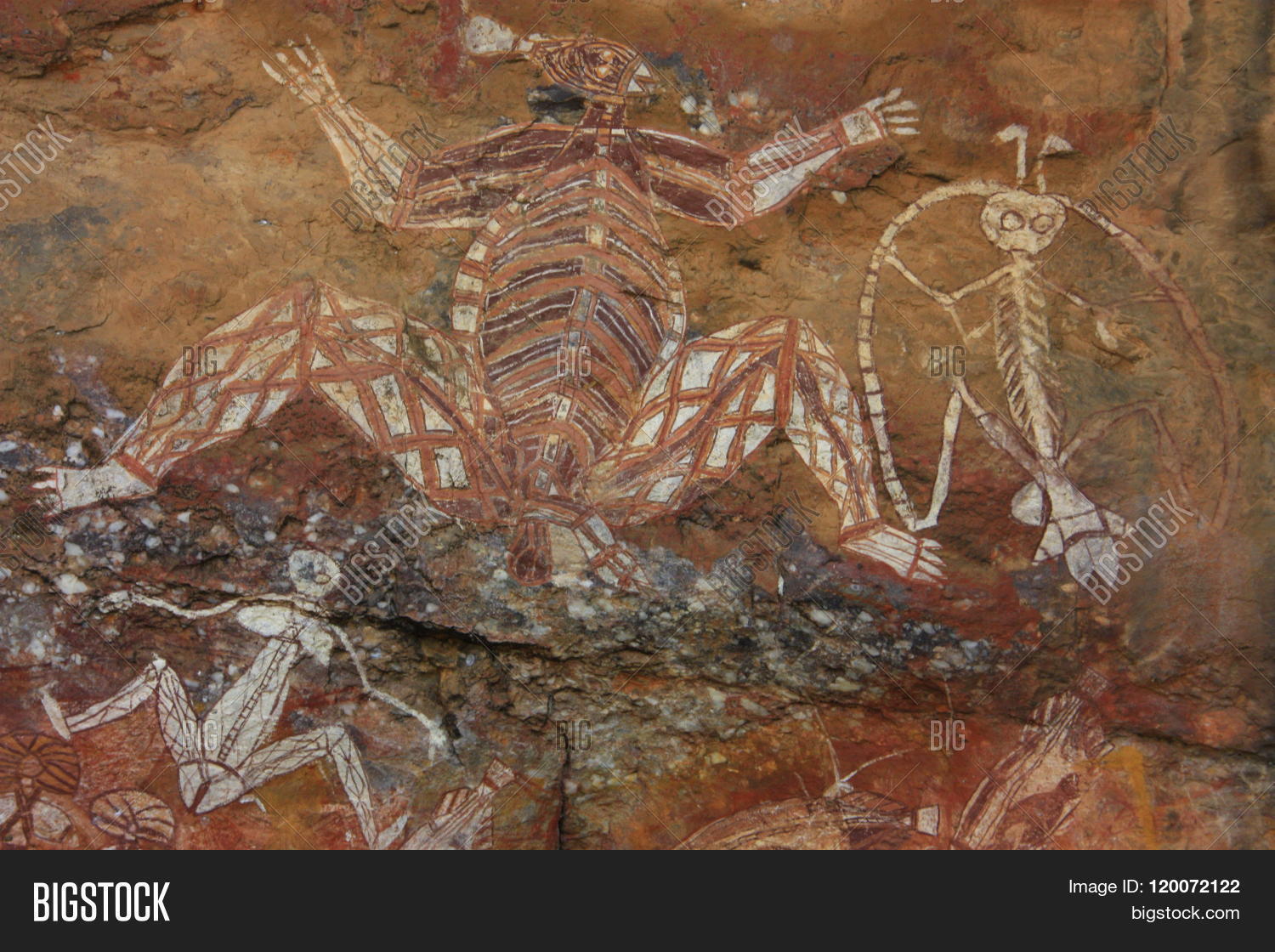 Aboriginal Rock Art Image & Photo (Free Trial) | Bigstock