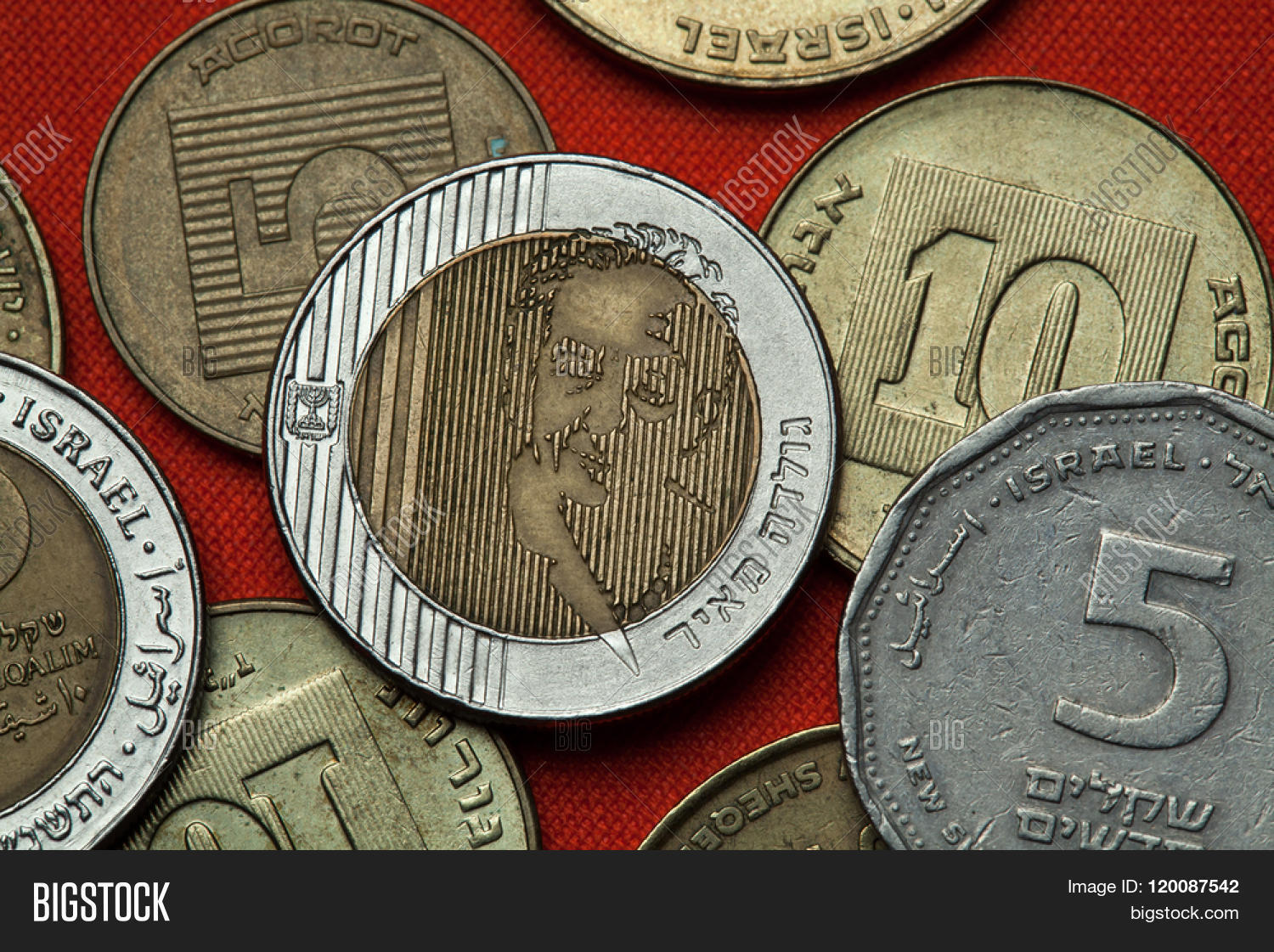 Coins Israel. Prime Image & Photo (Free Trial) | Bigstock