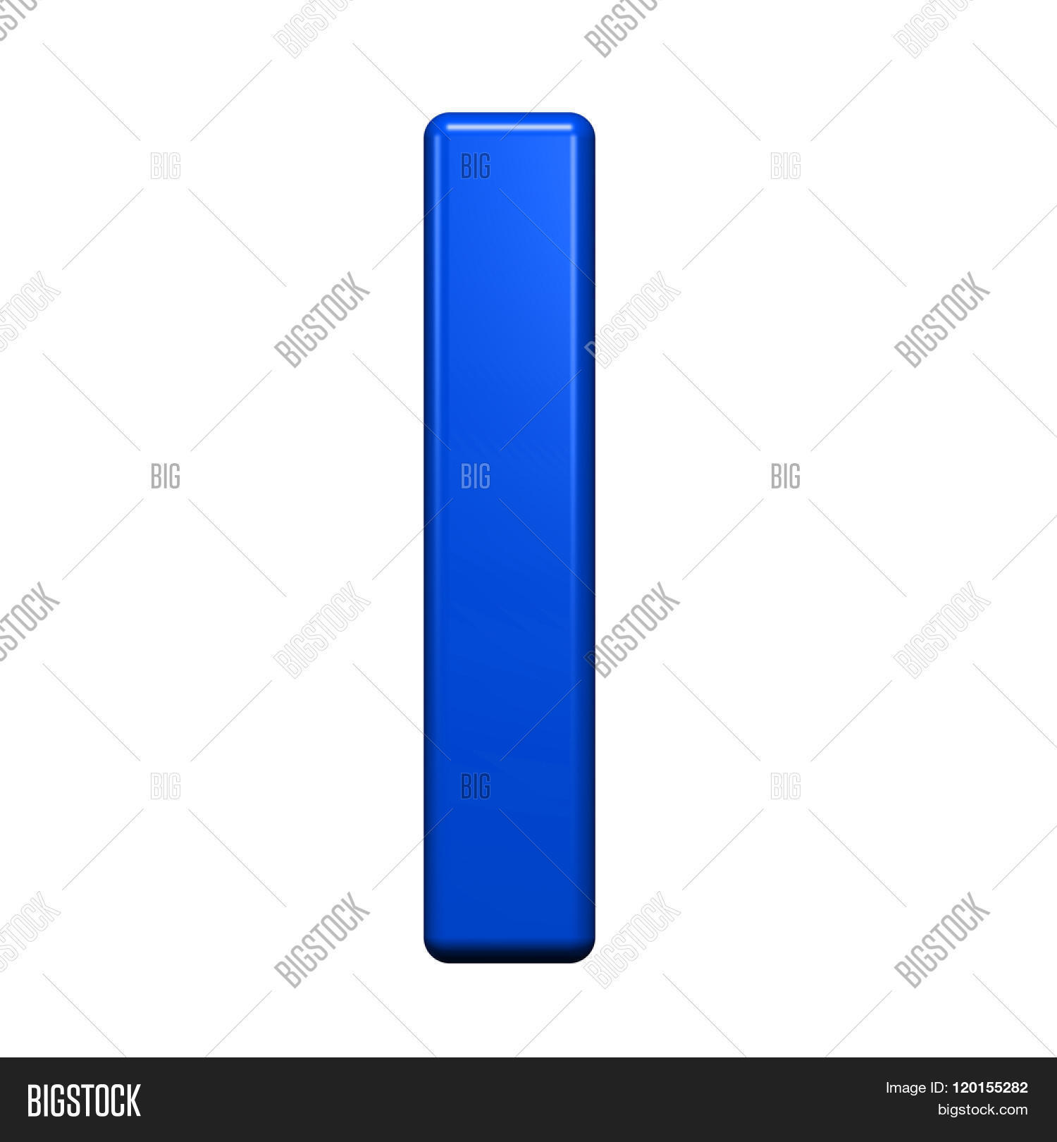 One Letter Blue Image & Photo (Free Trial) | Bigstock