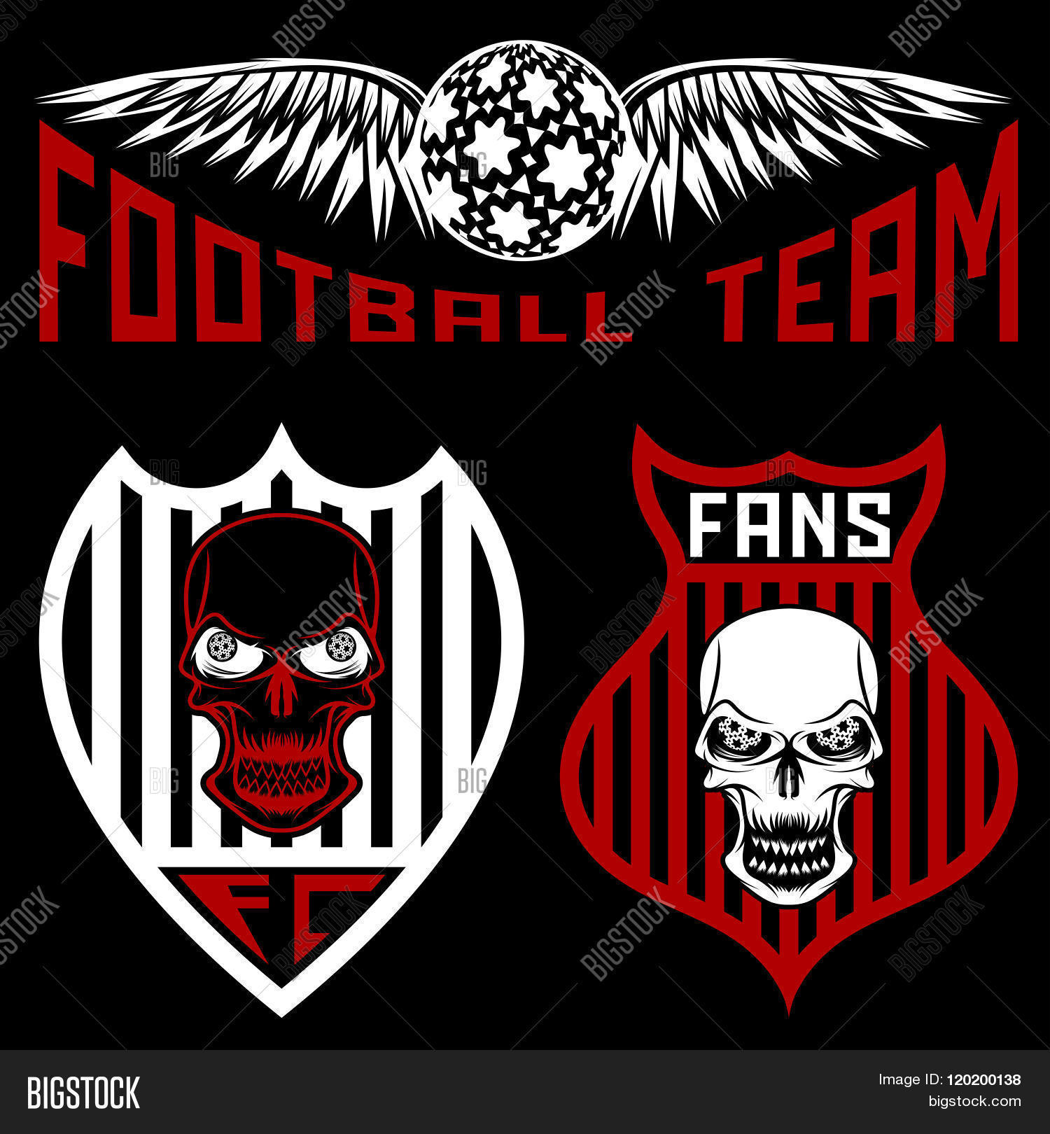 Football Team Crests Vector & Photo (Free Trial) | Bigstock