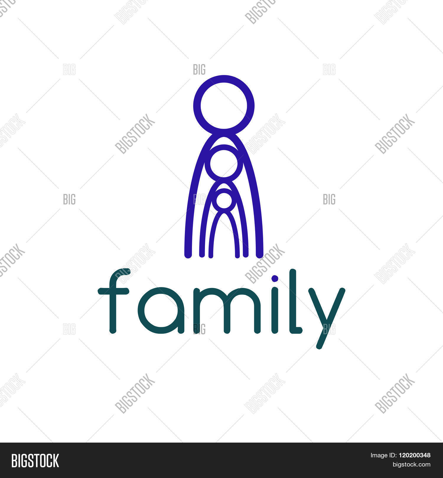 Happy Family Vector Vector & Photo (Free Trial) | Bigstock