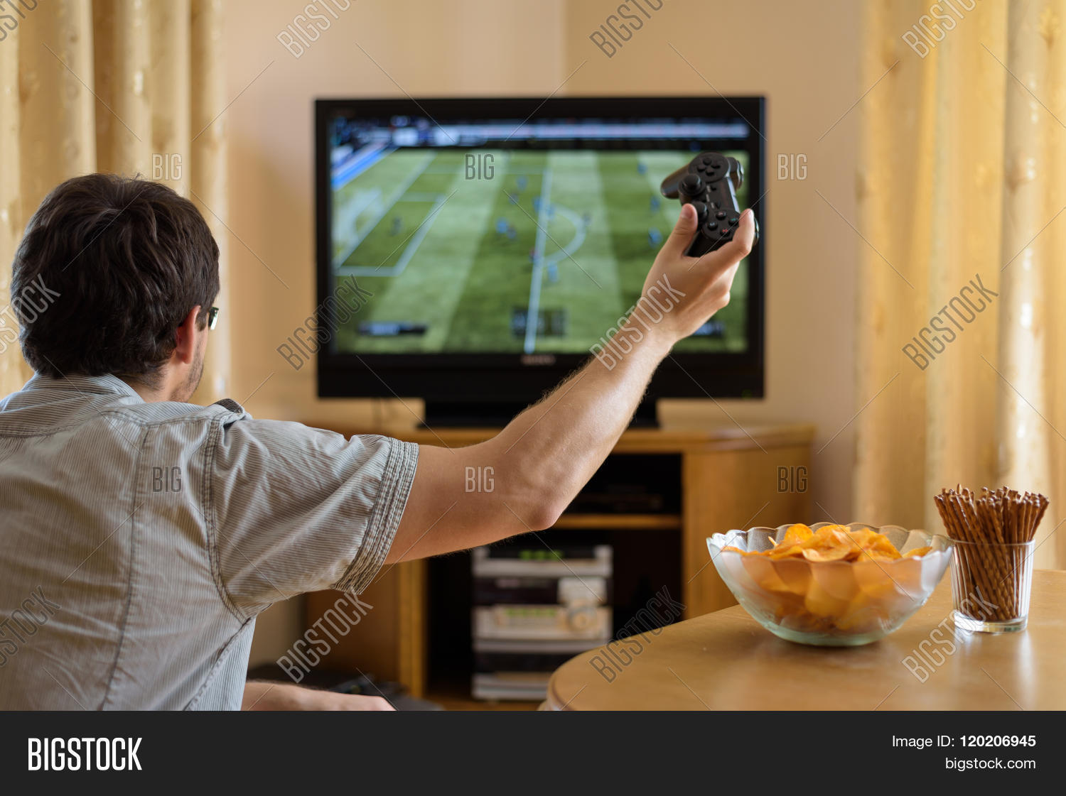 Man Playing Soccer Image & Photo (Free Trial) | Bigstock