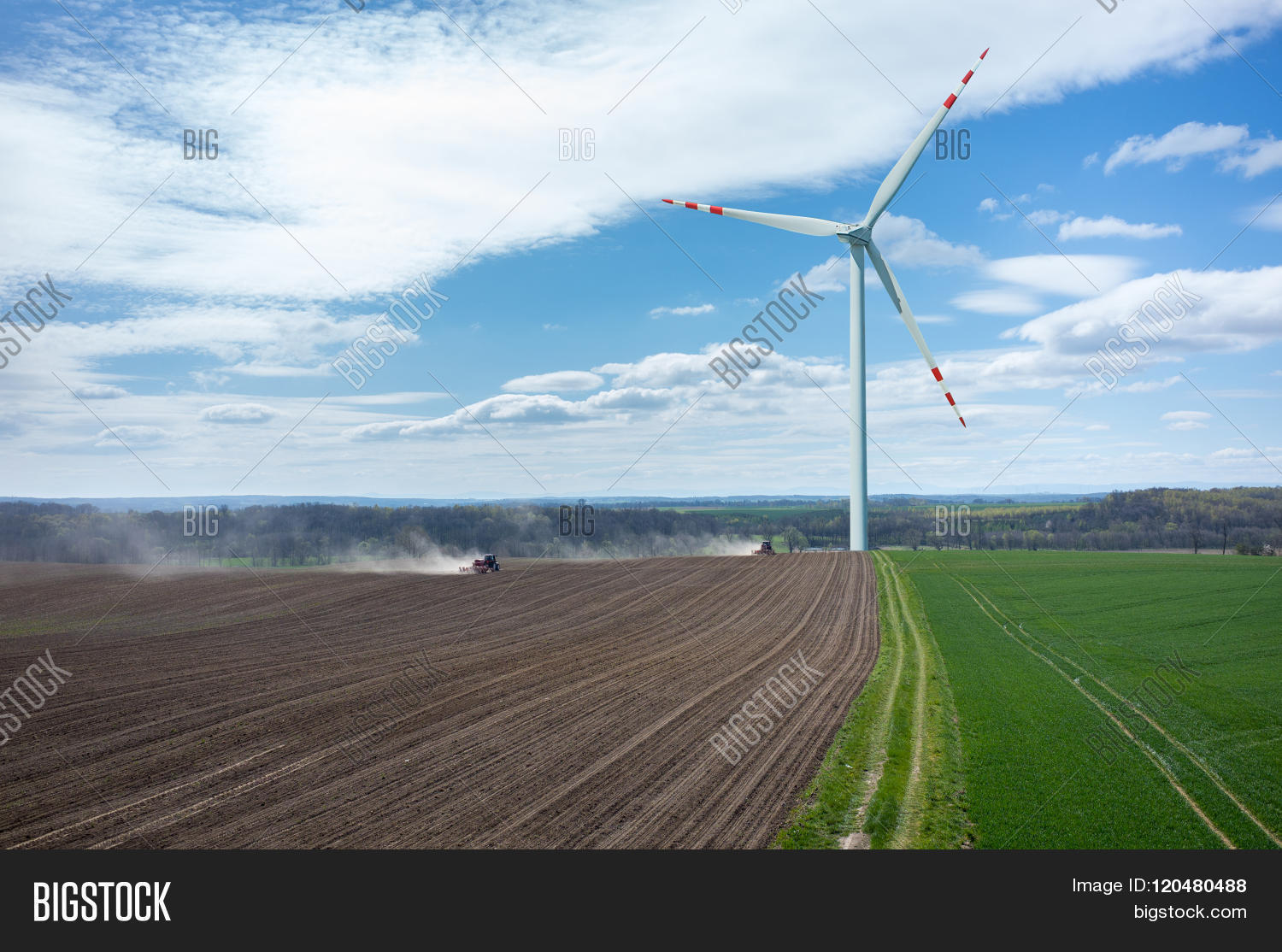 Windmill Tractors Image & Photo (Free Trial) | Bigstock