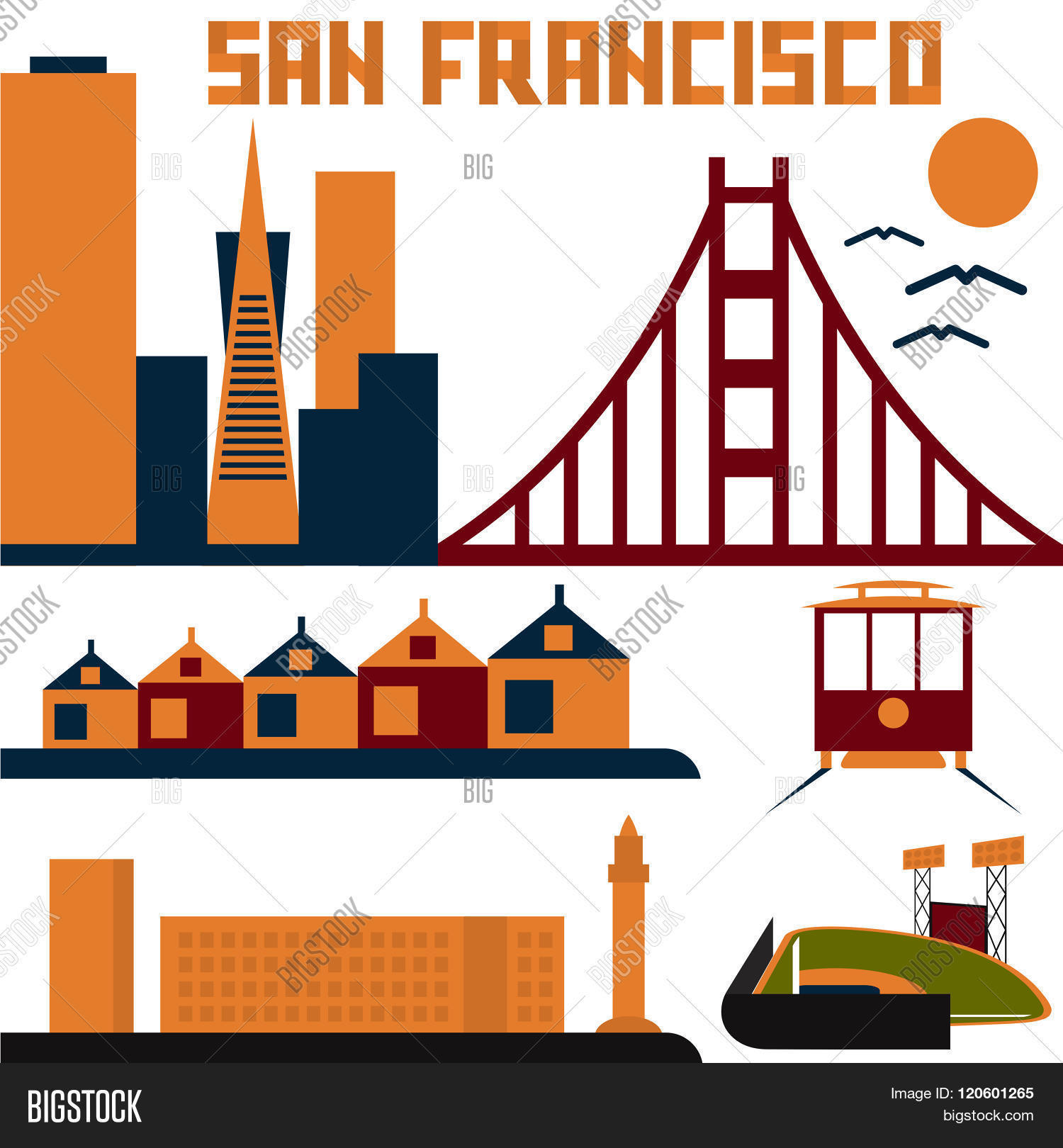Landmarks San Vector & Photo (Free Trial) | Bigstock