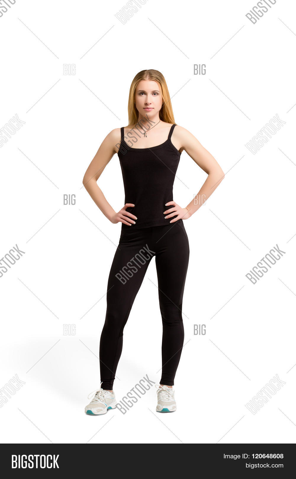 Slim Isolated Woman, Image & Photo (Free Trial) | Bigstock
