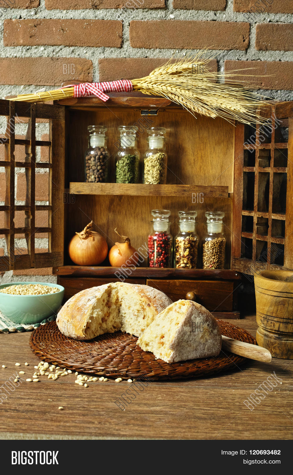 Round Loaf Home Made Image & Photo (Free Trial) | Bigstock