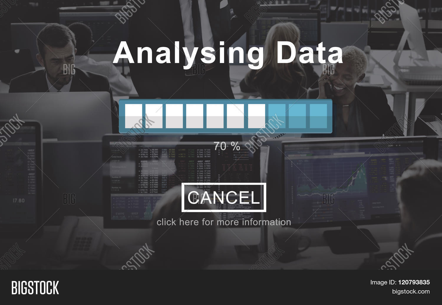 Analysing Data Loading Image & Photo (Free Trial) | Bigstock