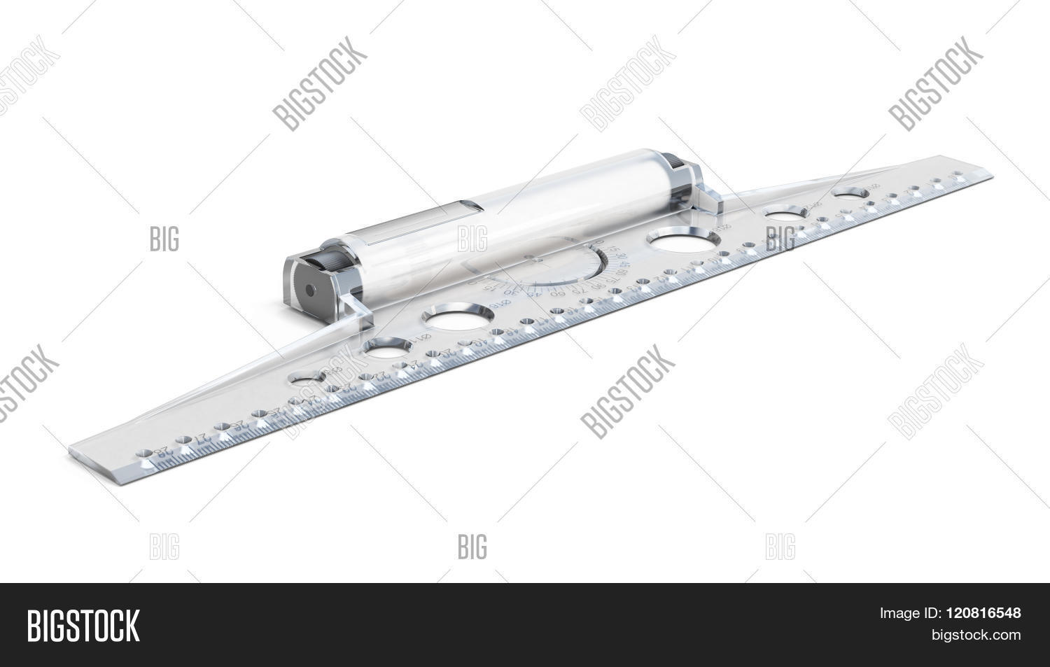 Ruler Isolated On Image & Photo (Free Trial) | Bigstock