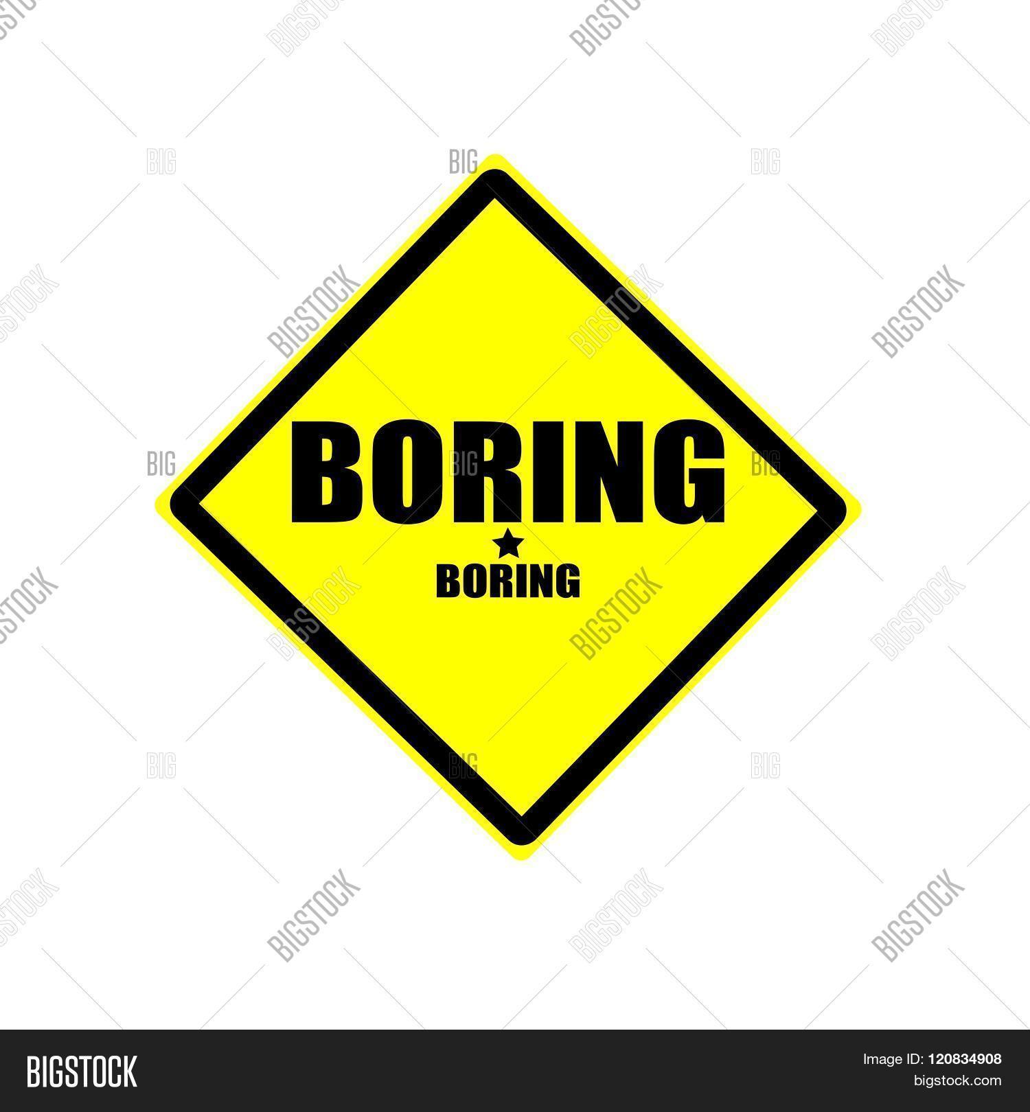 Boring Black Stamp Image & Photo (Free Trial) | Bigstock