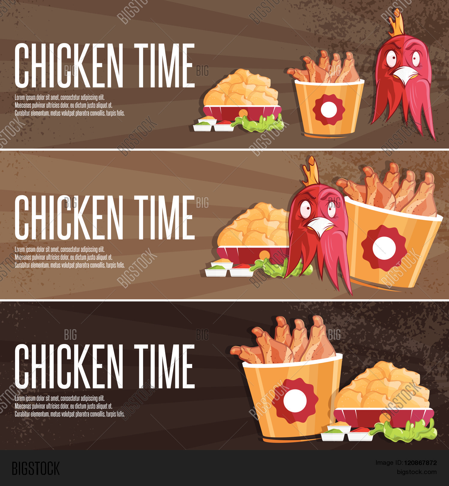 Chicken Time Fast Vector & Photo (Free Trial) | Bigstock