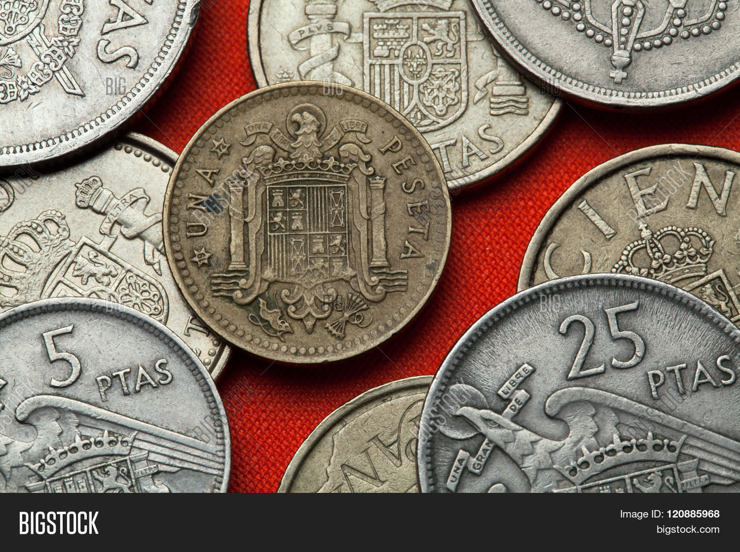 Coins Spain. Coat Arms Image & Photo (Free Trial) | Bigstock