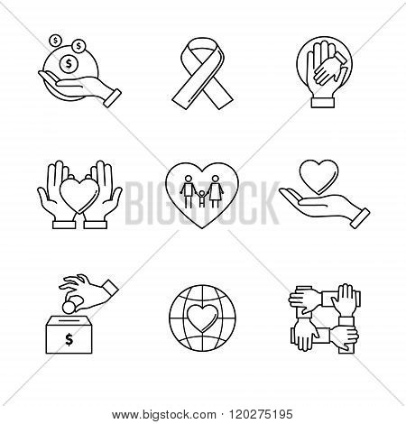 Support Care Icons Vector & Photo (Free Trial) | Bigstock