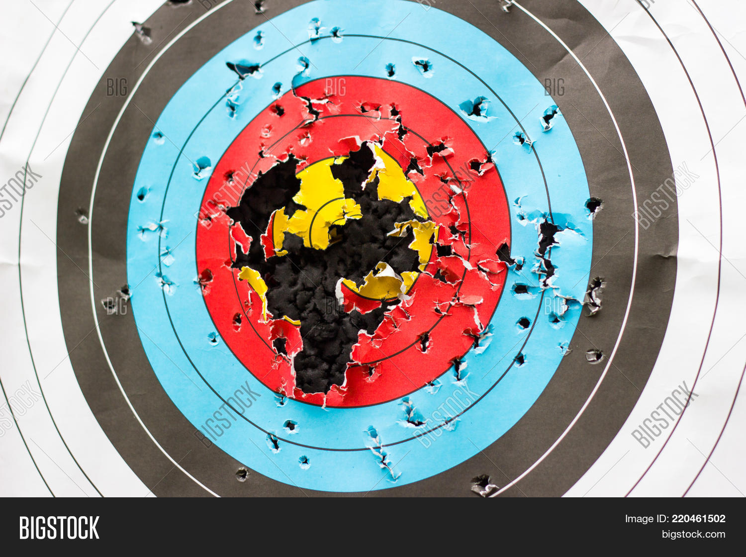 Bullet Holes In Target