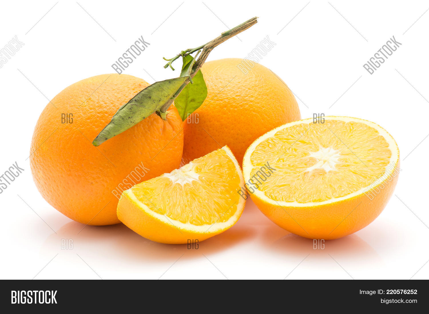 Oranges Isolated On Image & Photo (Free Trial) | Bigstock